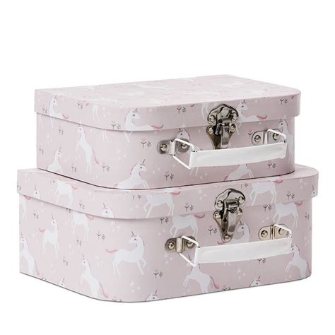 Luna Unicorn Set Of 2 Suitcase Adairs