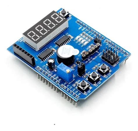 Shield Multifunções Display Buzzer Para Arduino Nfe Mercadolivre