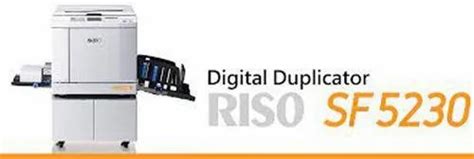 Riso Sf5230 Digital Duplicator At Rs 375000 Riso Duplicator In Rajkot