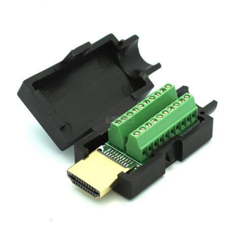 7 45 Hdmi Plug To Terminal Block Breakout Tinkersphere