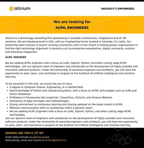 Ai Ml Engineers Jobseeker Lk