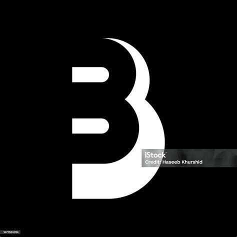 최소한의 B 로고 고급 배경에 Bb 편지의 아이콘입니다 Bb 모노그램 이니셜을 기반으로 한 로고 아이디어 전문적인 다양한 문자 기호와 배경에 B 로고 로고에 대한 스톡 벡터