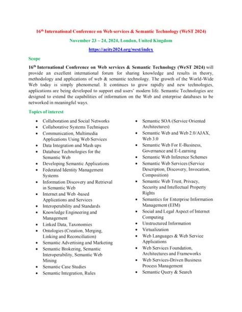 2nd international conference on semantic technology semtec 2024 pdf