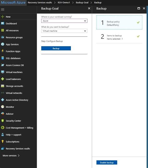 Managing Azure Vm Level Backup
