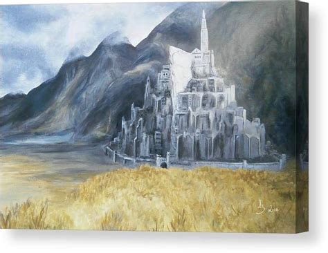 Minas Tirith Concept Art The Siege Of Minas Tirith By Tim Hildebrandt