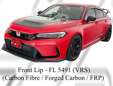 Honda Civic Type R Fl5 Rear Spoiler Ap Style Carbon Fibre Forged