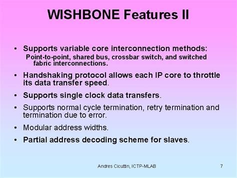 Introduction To The Wishbone Bus Interface A Systemonchip
