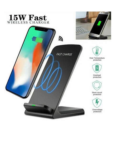 W W Fast Charge Wireless Charge Docks Qi Certified Fast Wireless Charging Stand Samsung