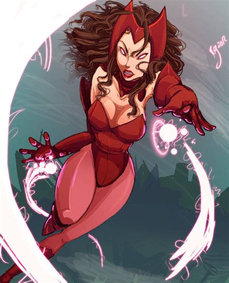 Scarlet Witch Art Scarlet Witch Poses Scarlet Witch Dc Zombie