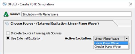 Plane Wave Excitation XFdtd Remcom Support