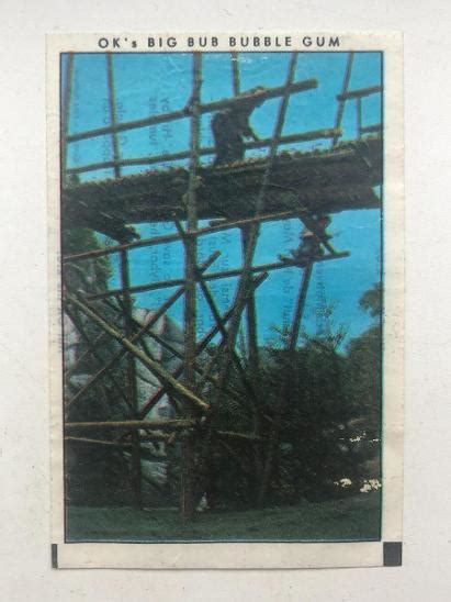 Starý žvýkačkový Obrázek Oks Big Bub Bubble Gum Karl May 40 Der Schut