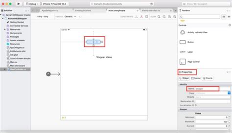 How To Use Stepper In Xamarin Ios App