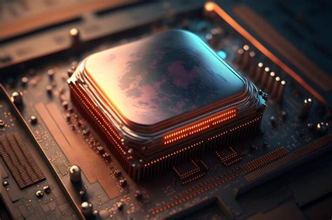 Premium Ai Image Cpu Processor With Modern Futuristic Technology Appearance Neural Network