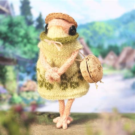 Вязаная лягушка ручной работы милая амигуруми тикток звезда заказать на Ярмарке Мастеров