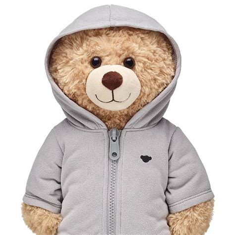 Grey Zip Hoodie Build A Bear