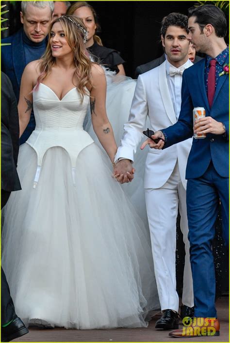 Full Sized Photo Of Darren Criss Mia Swier Are Married See Their