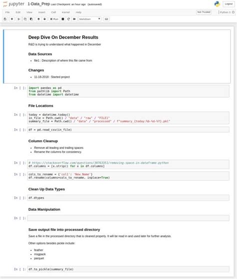 building a repeatable data analysis process with jupyter notebooks r python
