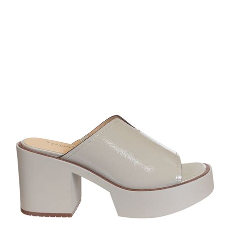 Freja In Greige Heeled Sandals Nakedfeet Shoes