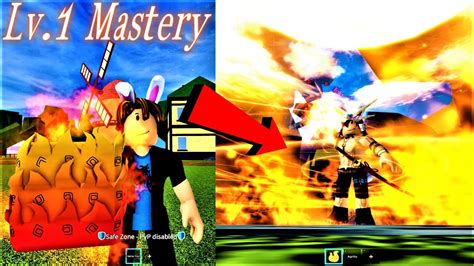 Flame Mastery Lv1 To Fully Awakened🔥 Blox Fruits Roblox Youtube