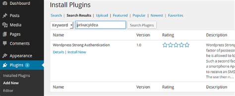 secure wordpress login with two factor authentication using privacyidea
