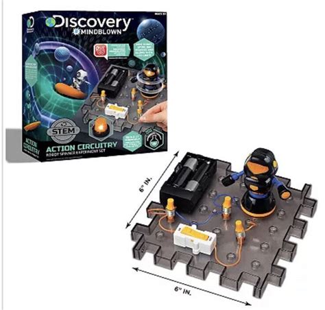 Discovery Mindblown Toy Circuitry Action Robot Spinner Arbaana
