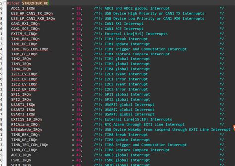Stm32标准库中芯片选择后预处理宏stm32f10xmd或者stm32f10xhd已经默认了定义了stm32 芯片宏 Csdn博客