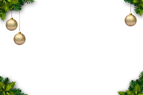 Christmas Tree Christmas Ornament Christmas Border Png Download