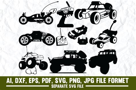 Rc Carrcremote Controlcar Svg Graphic Objects ~ Creative Market Rc Carrcremote Controlcar Svg Graphic Objects ~ Creative Market