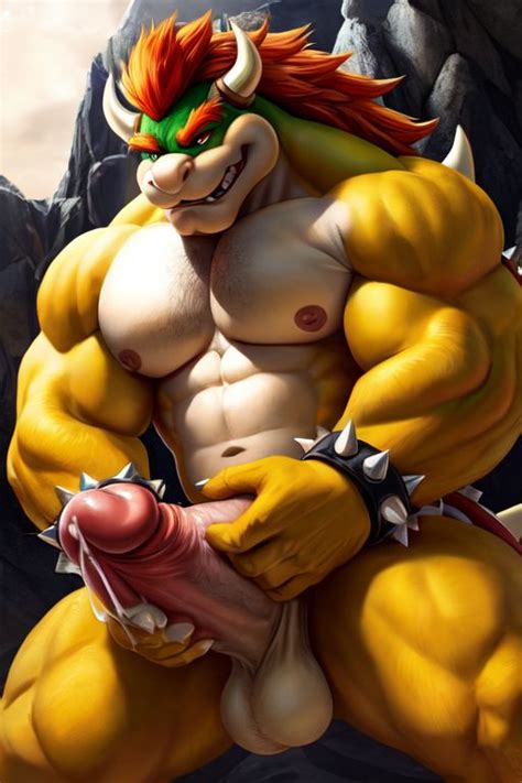 Rule 34 Ai Generated Anthro Anthro Only Bowser Male Male Only Mario