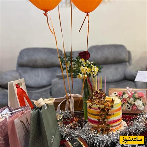 عکس خلاقیت منحصربفرد اوستا قناد برای پختن کیک تولد فیلینگ مژده