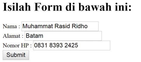 Contoh Script Menu Indexphp