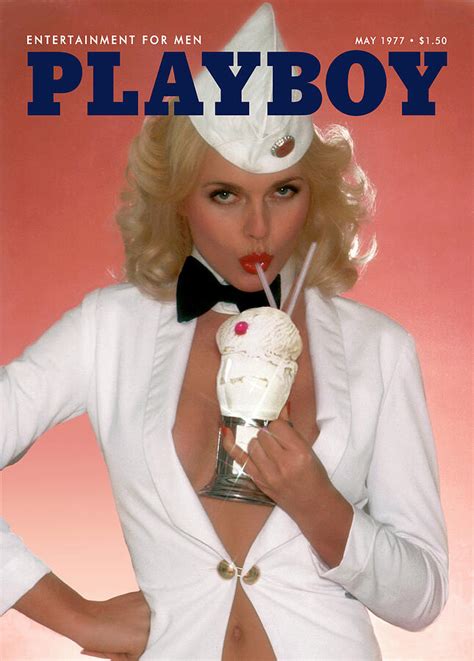 Playboy Magazine Cover May 1977 Featuring Lillian Muller Photograph By
