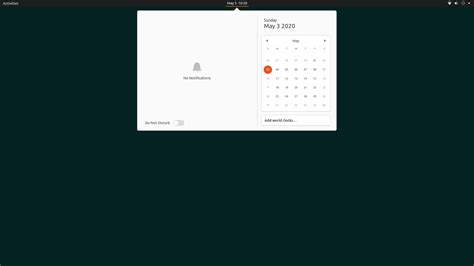 Gnome Shell No World Clock On Ubuntu 2004 Top Bar Ask Ubuntu