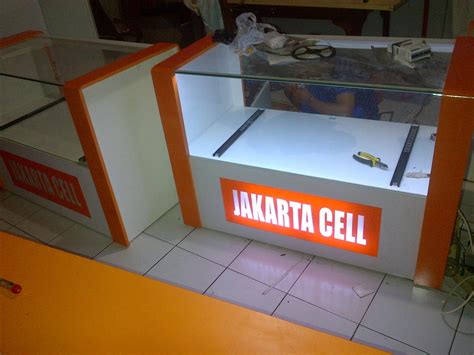 Harga Etalase Konter Pulsa Minimalis Labios Tatuados Letra