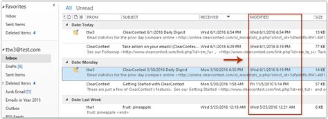 How To View Emails Last Modified Deleted Dates In Outlook