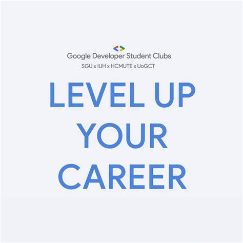 Gdsc Level Up Your Career