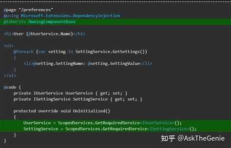 Blazor基础3依赖注入 知乎