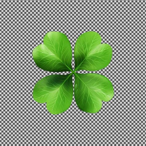 Premium Psd A Clover With A Leaf Clover On It