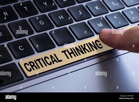 Conceptual Caption Critical Thinking Business Idea Sequence Of Stages Of A Project Requiring