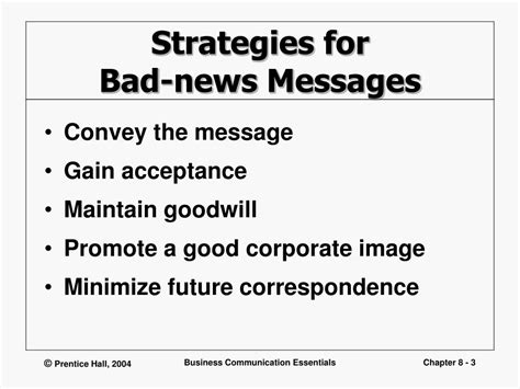 Ppt Writing Bad News Messages Powerpoint Presentation Free Download Id 1453767