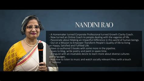 Nandini Rao On Linkedin Characterbuilding Characterdepth