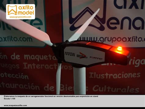 Maqueta De Aerogenerador A Escala 1 87