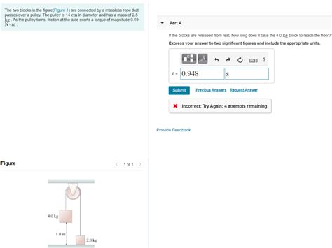 Solved The Two Blocks In The Figure Figure Are Connected Chegg Com
