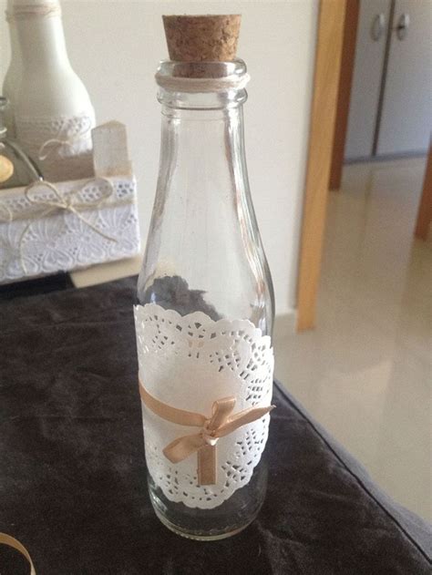 Tutoriel Pour Customiser Des Bouteilles Bouteilles Décoratives Bouteille Cadeau Fait Maison