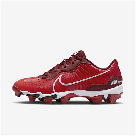 Mens Red Baseball Shoes