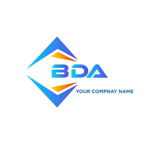 Bda Abstract Technology Logo Design On White Background Bda Creative