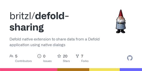 Github Britzldefold Sharing Defold Native Extension To Share Data From A Defold Application
