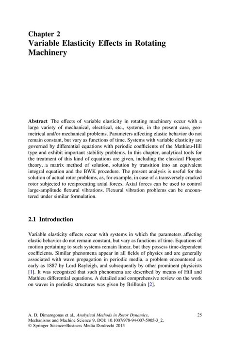 Analytical Methods In Rotor Dynamics Pdf