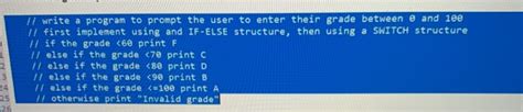 Solved Write A Program To Prompt The User To Enter Their