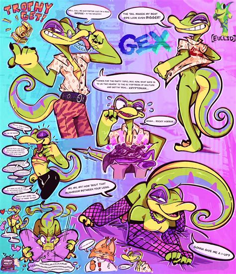 Post 5840395 Bubsy Bubsy Character Crossover Gex Gex Character
